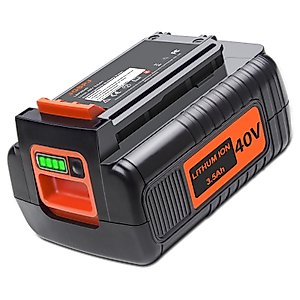 JGSPJ 3.5Ah LBX2040 Battery Replacement for Black and Decker 40V MAX Compatible with LBXR36 LBXR2036 LST540 LCS1240 LBX1540 LST136W Lithium Ion Batteries
