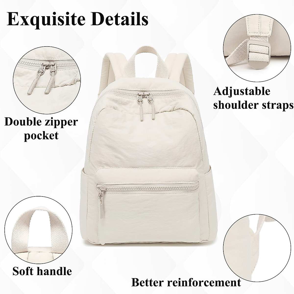 LEDAOU Mini Backpack Girls Cute Small Backpack Purse for Women Teens Kids School Travel Shoulder Purse Bag (Black Sunflower)