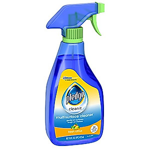 Pledge Multisurface Cleaner Trigger Spray, Fresh Citrus - Electronic, Stainless Steel & Glass Cleaner (1 Trigger Spray), 16 oz