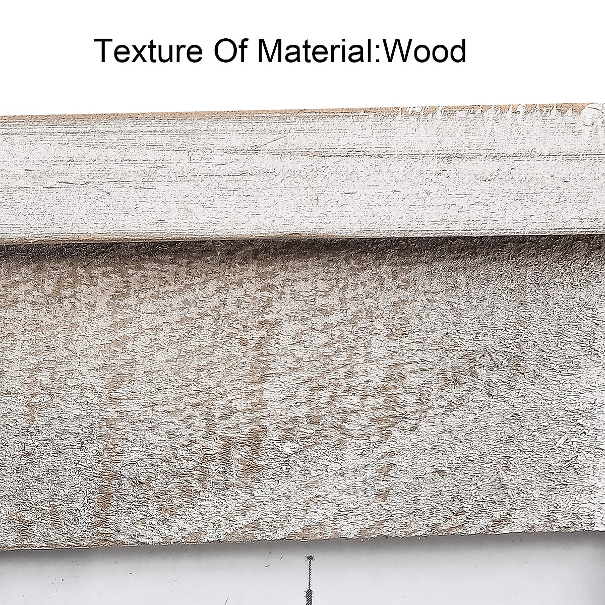 Adeco Handcrafted Rustic Wooden Picture Frames with Real Glass to Display 5 x 7 Inch Photo for Wall Hanging and Tabletop, Distressed White