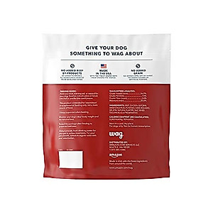 Amazon Brand - Wag Soft & Tender American Jerky Dog Treats - Beef Recipe ,6 Ounce (Pack of 1)