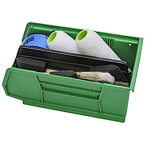 Akro-Mils 40230 Lengthwise Plastic Divider for 30230, 30235, 30255 AkroBin Storage Bins, Black, (6-Pack)