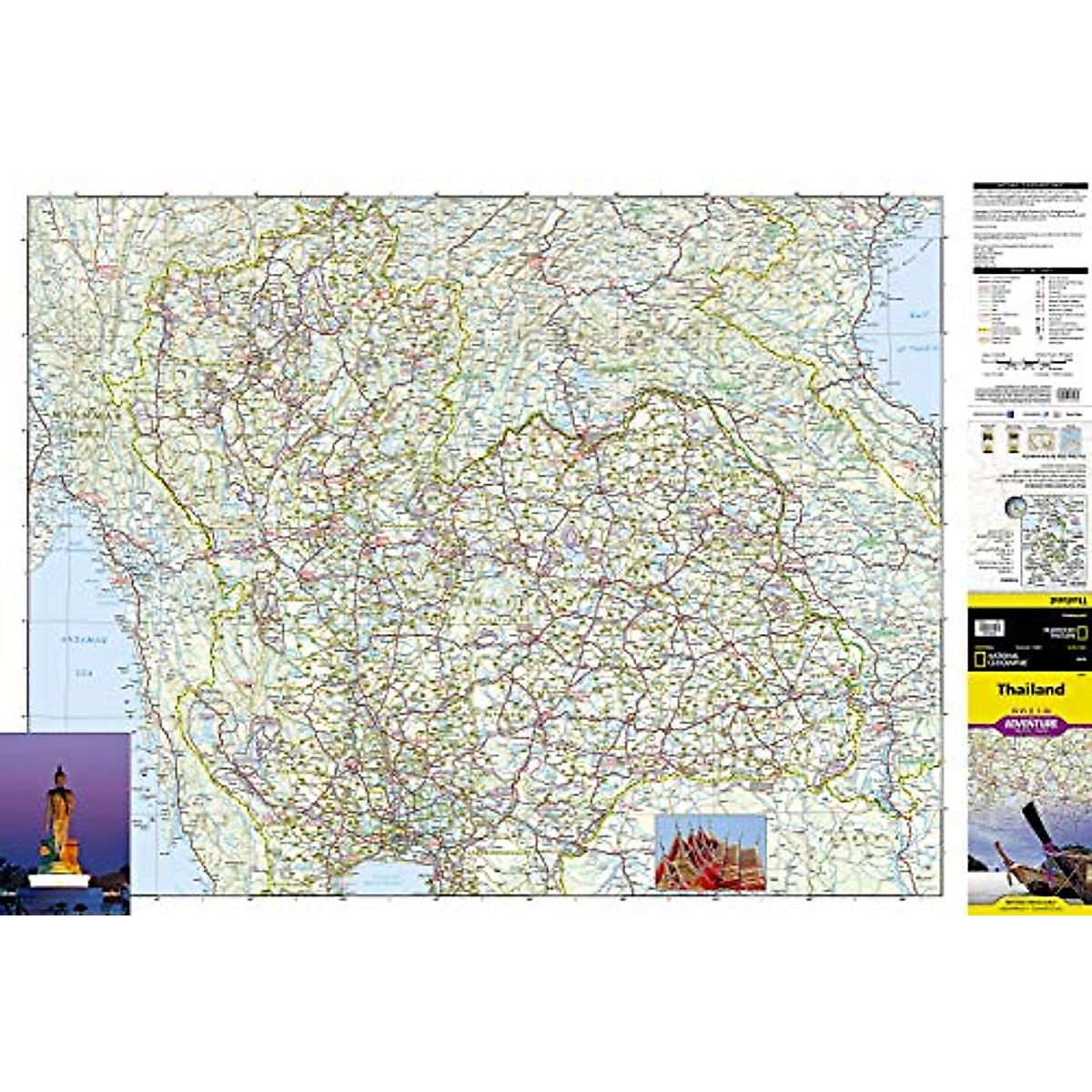 Thailand Map (National Geographic Adventure Map, 3006)