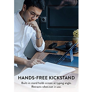 Cooper Backlight Executive Keyboard Case for 9, 9.7, 10, 10.1, 10.2, 10.5" Tablets | Bluetooth Keyboard & Leather Folio, 7 Color Backlit with Hotkeys