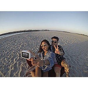 GoPro Sleeve + Lanyard in White Hot (HERO7 Black/HERO7 Silver/HERO7 White/HERO6 Black/HERO5 Black) - Official GoPro Accessory