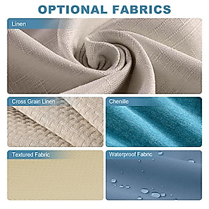 FRZVXCW Custom Bench Cushions for Indoor/Outdoor Furniture, Non Slip Window Seat Cushions Indoor, 70D High-Resilience Foam, Bench Seat Cushion 100+ Colors, Outdoor Bench Cushion Optional Waterproof