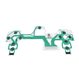 Bewinner 10pcs Conductive Film for PlayStation 4,Replacement Part Green Keypad Conductive Film for PS4,Replacement Parts for PS4 Controller - Non-Conductive, Worn, Viscous Conductive Film