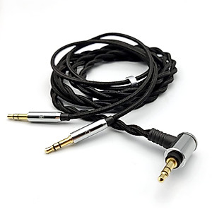 FAAEAL Replacement Cable for Hifiman SUNDARA Ananda,Upgrade Cable for Hifiman HE4XX/HE-400i/HE560/HE-350/HE1000 Headphone 2.5mm/3.5mm/4.4mm to Dual 3.5mm Jack Male Cord 1.45meters/4.7ft (3.5mm Jack)