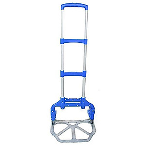 170lbs Cart Folding Dolly Push Truck Hand Collapsible Trolley Luggage Aluminium