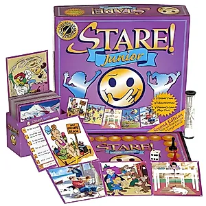 Stare Junior — The Exciting, Award-Winning Game of Memory and Observation — Fun & Educational for The Whole Family, Ages 6 and Up