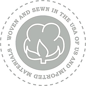 Made Here American Heritage by 1888 Mills 100% Organic Cotton Luxury Washcloth(8pk) - White