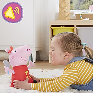 Peppa Pig Toys Oink-Along Songs Peppa, Singing Plush Doll, Preschool Toys for 3 Year Old Girls and Boys and Up