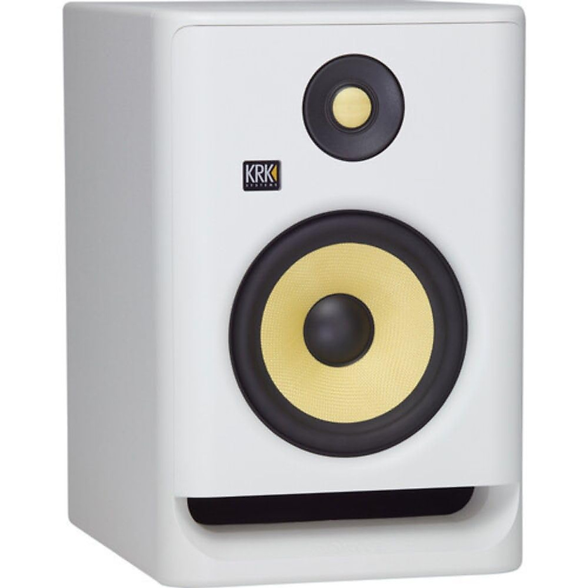 (2) KRK ROKIT RP7 G4 7" Bi-Amped Studio Monitor DSP Speakers White Noise Edition