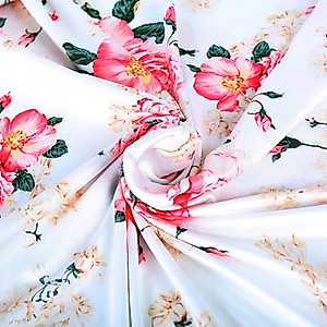 Baby Car Seat Cover for Newborns, Nursing Cover for Breastfeeding Moms, Versatility for Car Seat Canopy, Shopping Cart Covers, Stroller Cover, Infinity Scarf, Baby Shower Gifts for Boy & Girl (Floral)