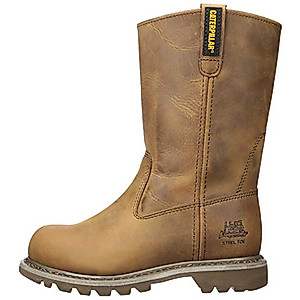 Cat Footwear Women's Revolver Steel Toe Work Boot ST-W, Dark Beige, 9