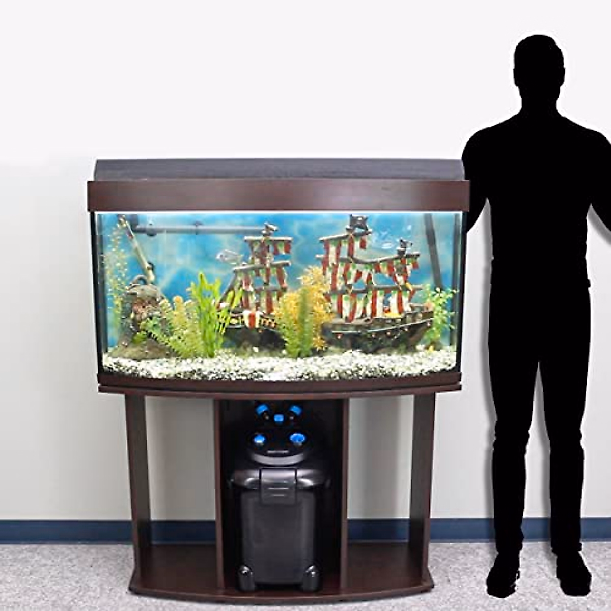 Penn-Plax Cascade Max Flow Aquarium Canister Filter – Great for Extra Large Fish Tanks – Perfect for 250+ Gallon Aquariums – 820 Gallons per Hour (GPH)