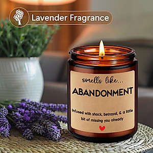 LEADO Candles - Friends Moving Away Gift, Coworker Leaving Gifts, Going Away Gifts for Coworkers Women, Men - Funny Retirement, Leaving Job, Goodbye, Farewell Gifts for Coworkers, Boss, Bestie