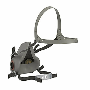 3M 6200 Half Facepiece Resusable Respirator, Medium, Gray