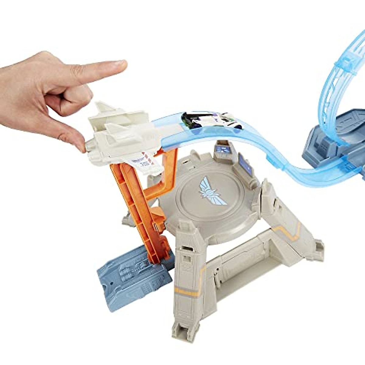 Hot Wheels Disney Pixar Buzz Lightyear Hyper Loop Challenge Playset, Includes Buzz Lightyear Character Car, Gift For Kids 3 Years & Up