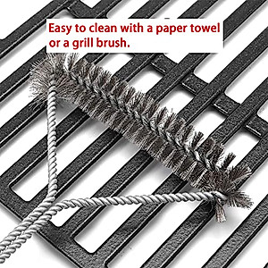 17.5 Inch 7638 7525 65906 Grates Replacement Parts for Weber Spirit 300 Series Grill Grate Spirit E-310 E-330 S-310 S-315 Spirit ii E-310 Genesis Silver B/C Gold B/C Spirit 700 Cast Iron Cooking Grate