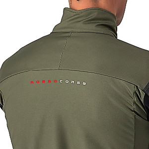 Castelli Unlimited Perfetto Ros 2 Jacket - Men's Military Green/Goldenrod, S