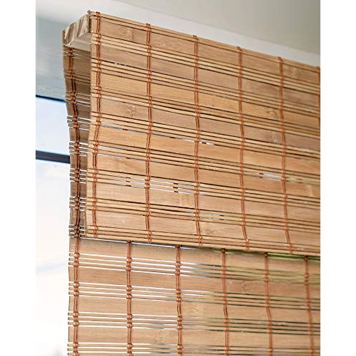 CHICOLOGY Bamboo Blinds , Shades Roman for Windows Window Home Patio & Shade 27"W X 64"H, Squirrel