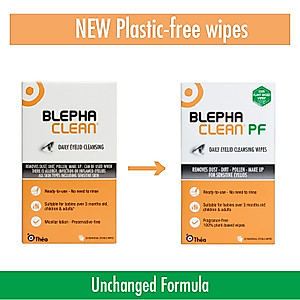 Blephaclean 60 Sterile Eyelid Wipes For Blepharitis Freepost