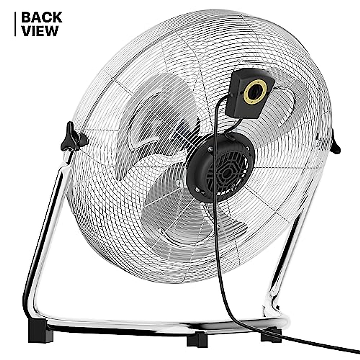 mollie 22 Inch 3572 CFM High Velocity Floor Fan with 3 Speed Heavy Duty Metal Adjustable Tilt Portable Quiet Air Circulator for Home Bedroom Garage Commercial Use