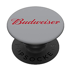 Budweiser Grey Script PopSockets Stand for Smartphones & Tablets