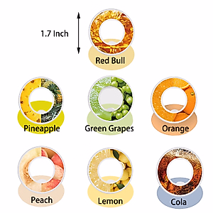 nezababy Water Bottle with Flavor Pods,Fruit Fragrance Water Bottle,Scent Water Cup,Sports Water Cup Suitable for Outdoor Sports (Black(650ML)+6Pcs)