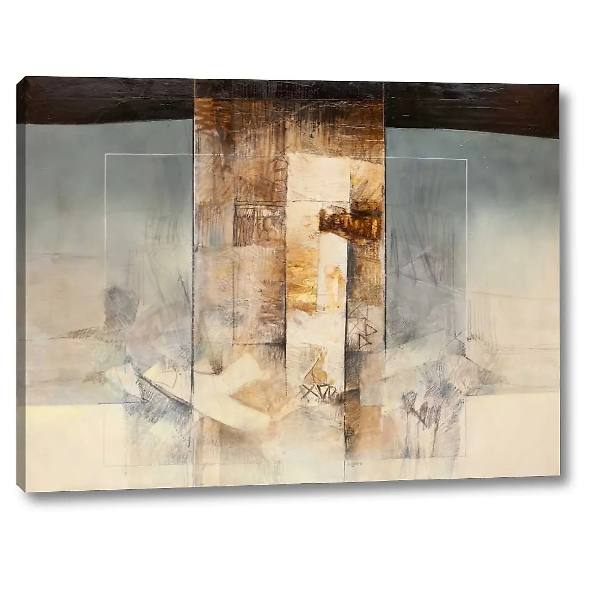 Nebbie d aprile by Censini - 12" x 16" Canvas Art Print Gallery Wrapped - Ready to Hang