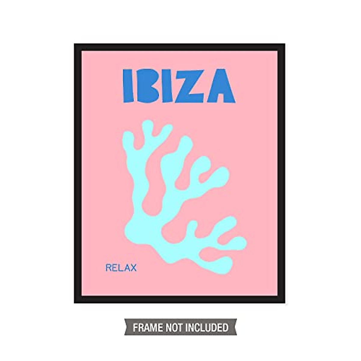 Preppy Wall Art Prints Set of 6 Abstract Beach Travel Destination for Home Decor (8" x 10" Unframed on Premium Fine Art Matte Paper), Minimalist Matisse Style