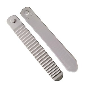 UP100 One Pair White Snowboard Binding Parts Ankle/Toe Ladder Straps for Ratchet Buckle Snowboard Boots (Length 160mm no Hole)