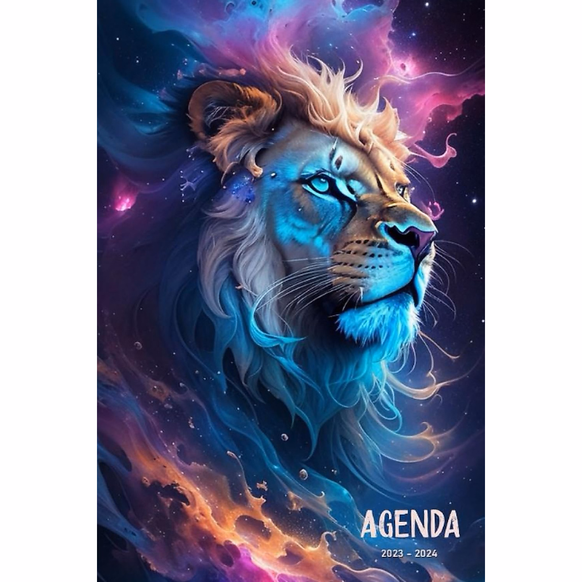 Agenda Scolaire 2023 2024 Lion: Organisateur et Planificateur Journalier 1 Jour Par Page (French Edition)