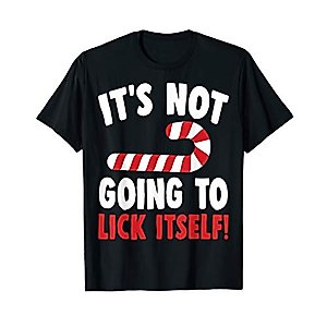Christmas Candy Cane Funny Adult Humor T-Shirt