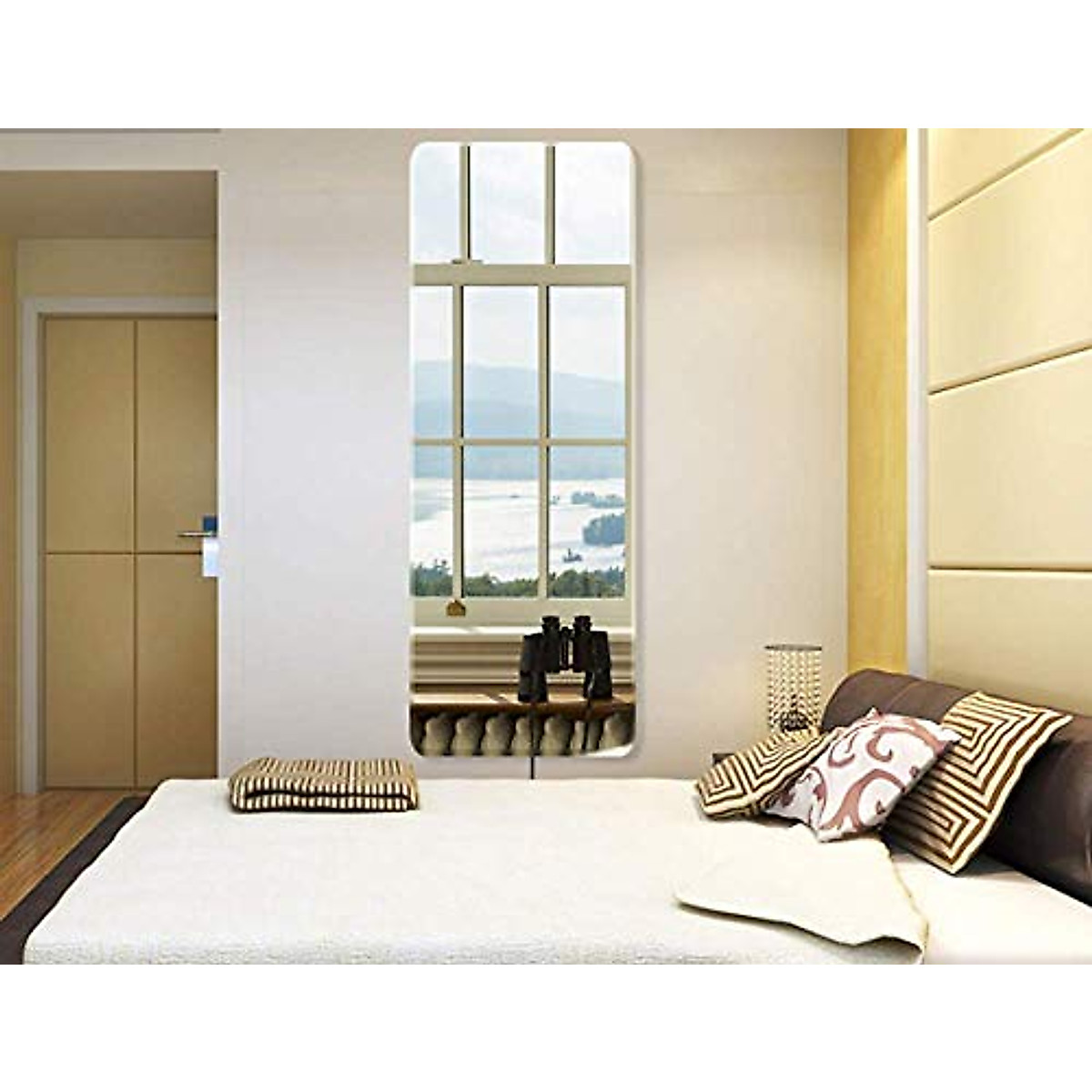 mirror Full-Length, Wall-Mounted Female Home Frameless Clothing Store