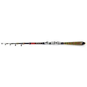Fishing Rod, Telescopic Fishing Rod Carbon Sea Fishing Rod Portable Spinning Pole Hand Fishing Accessory(180cm)