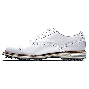 FootJoy Men's Premiere Series-Tarlow Previous Season Style Golf Shoe, White/White, 8