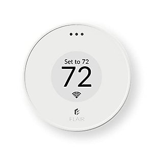 Flair Puck Wireless WiFi Smart Thermostat (White), for Flair Smart Vents or Mini Split Control. Compatible with Smart Thermostats and Voice Assistants.