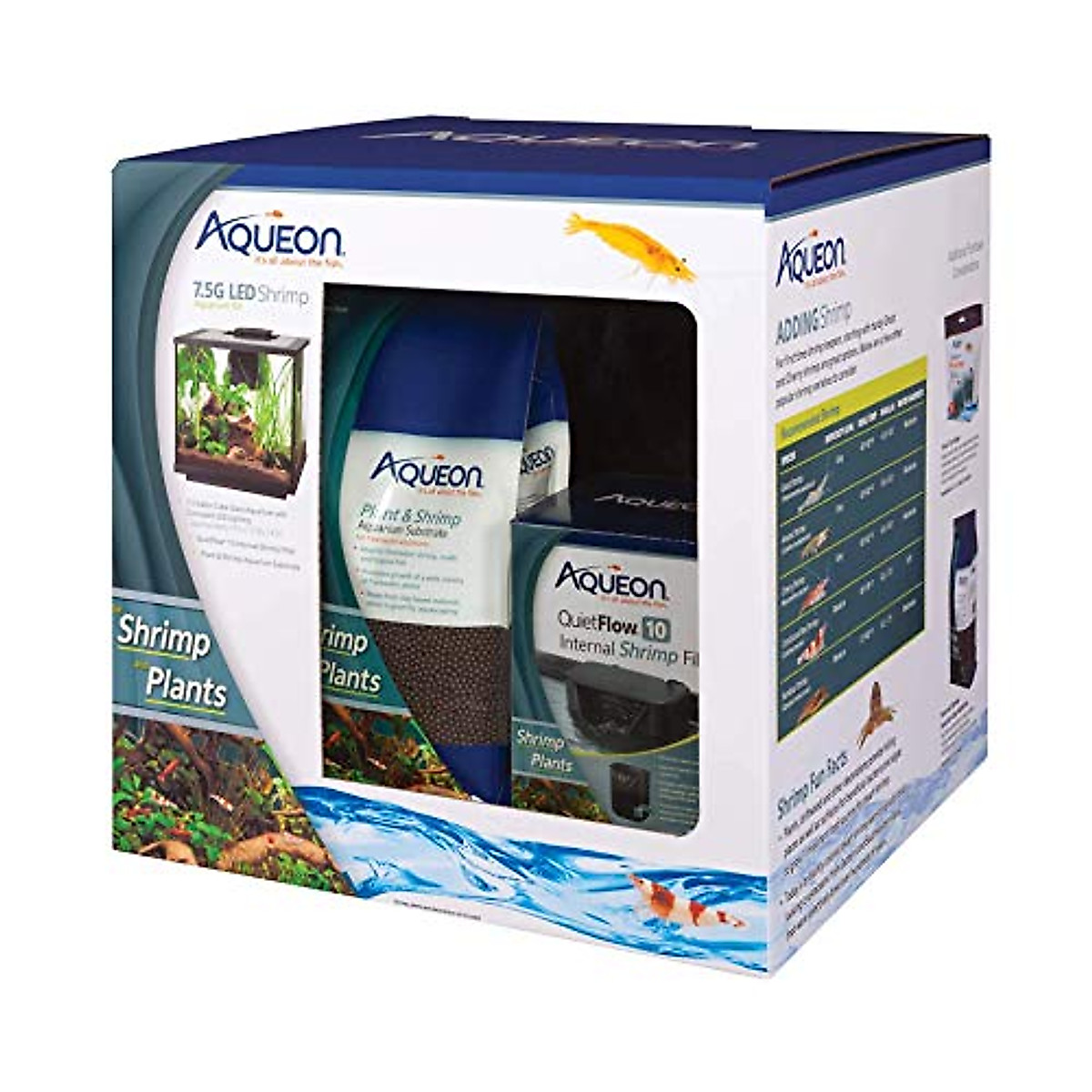 Aqueon 00800098: Aquarium Kit Led Shrimp Tank 7.5G