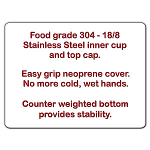 Mugzie 16 Ounce Stainless Steel Cocktail Shaker/Martini Shaker with Wetsuit Cover - Rooster Drawing