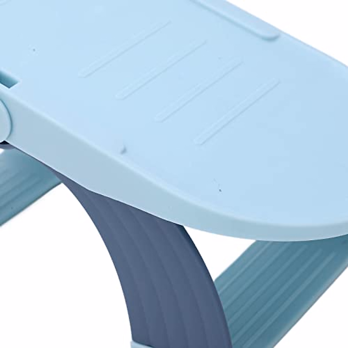 Shoe Slot Organizer 3 Level Adjustable Bridge Type Shoe Rack Space Saving Home Apartment (Blue)