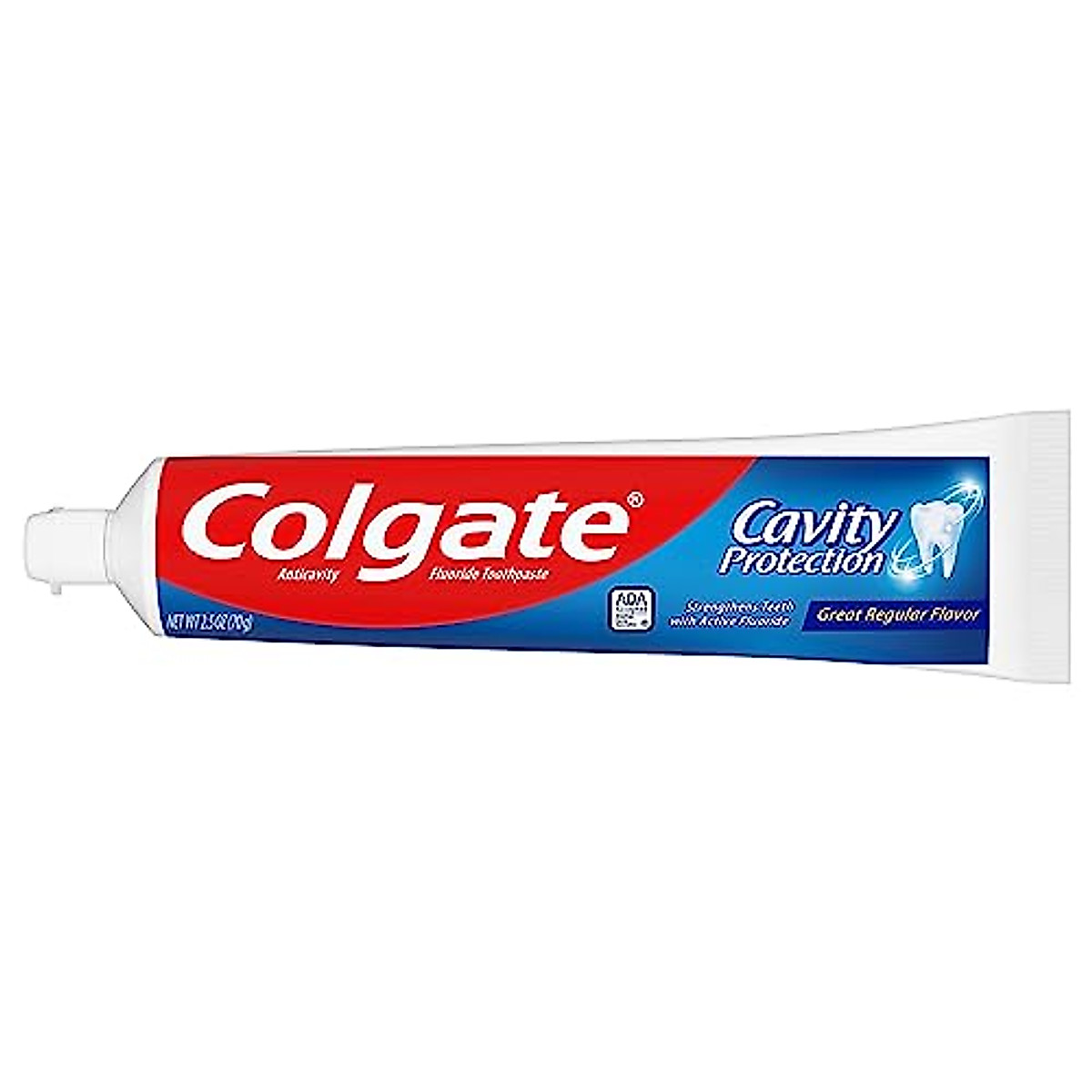 Colgate Cavity Protection Travel Toothpaste with Fluoride, ADA Accepted, TSA Approved Size - 2.5 Ounce (Pack of 6)