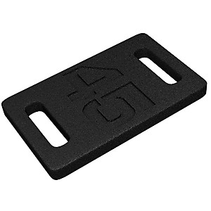 Signature Fitness Cast Iron Ruck Plate, Weighted Plate for Rucking, Swings, Squat, Strength Training, Fitness Workout, and Home Exercises, 45-Pound