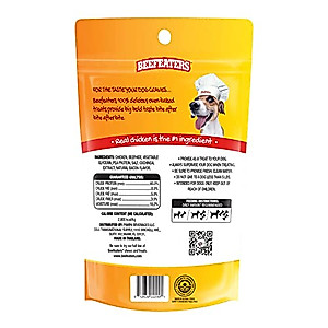 Beefeaters Dog Treats - Triple Flavor Wings 1.48oz Case of 12 | Rawhide Dog Treats Wrapped with Real Chicken | Promotes Dental Health | Dog Food Long-Lasting Chew | Training Treats for All Dog Sizes