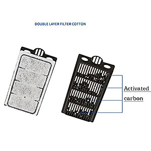 JackSuper 4pcs Aquarium Waterfall Reptiles Turtle Filter Cartridges Replacement Waterfall Filter only Ultra-Activated Carbon with Whisper Technology (3pcs Filter Cartridges)