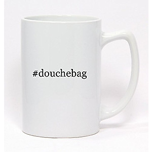 Los Drinkware Hermanos #douchebag - Hashtag Statesman Ceramic Coffee Mug 14oz