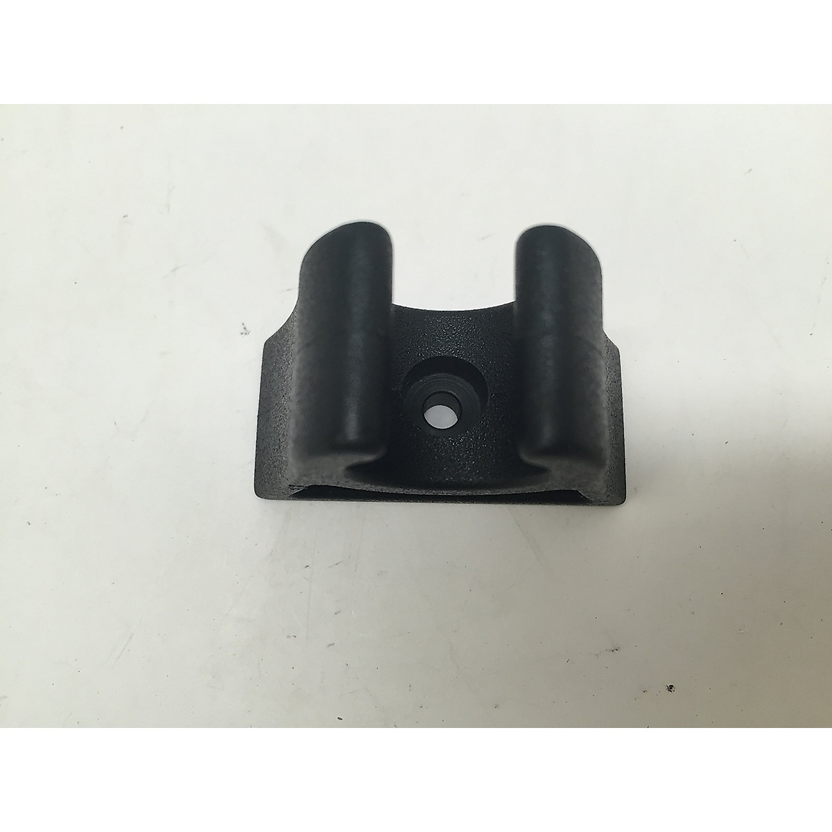 MARINE BOAT CANOE KAYAK PAIR of BLACK PP+TPR MOLDED PADDLE CLIP 3/4" DIAMETER