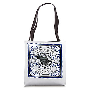 Doctor Clara Let Me Be Brave Who Face the Raven Tote Bag