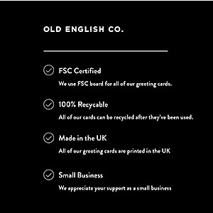 Old English Co. Funny Happy Birthday Card for Him - Birthday King Gold Crown for Son, Dad, Brother, Nephew, Friend | Blank Inside with Envelope